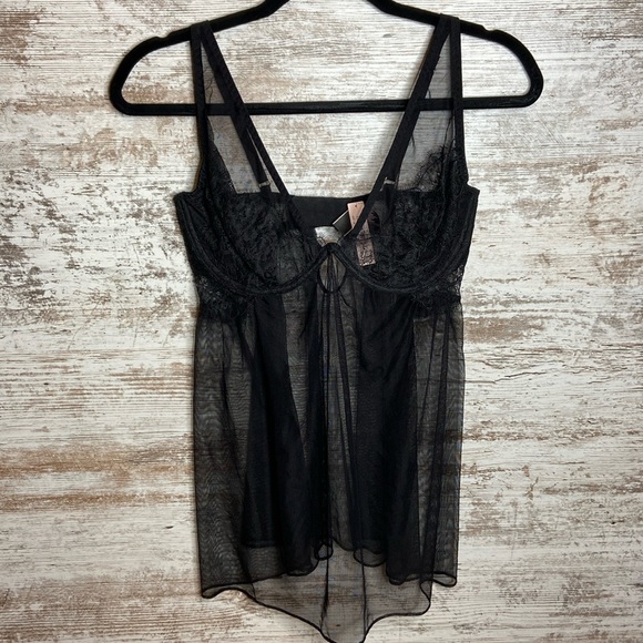 Victoria's Secret | Intimates & Sleepwear | Nwt Victorias Secret Black ...